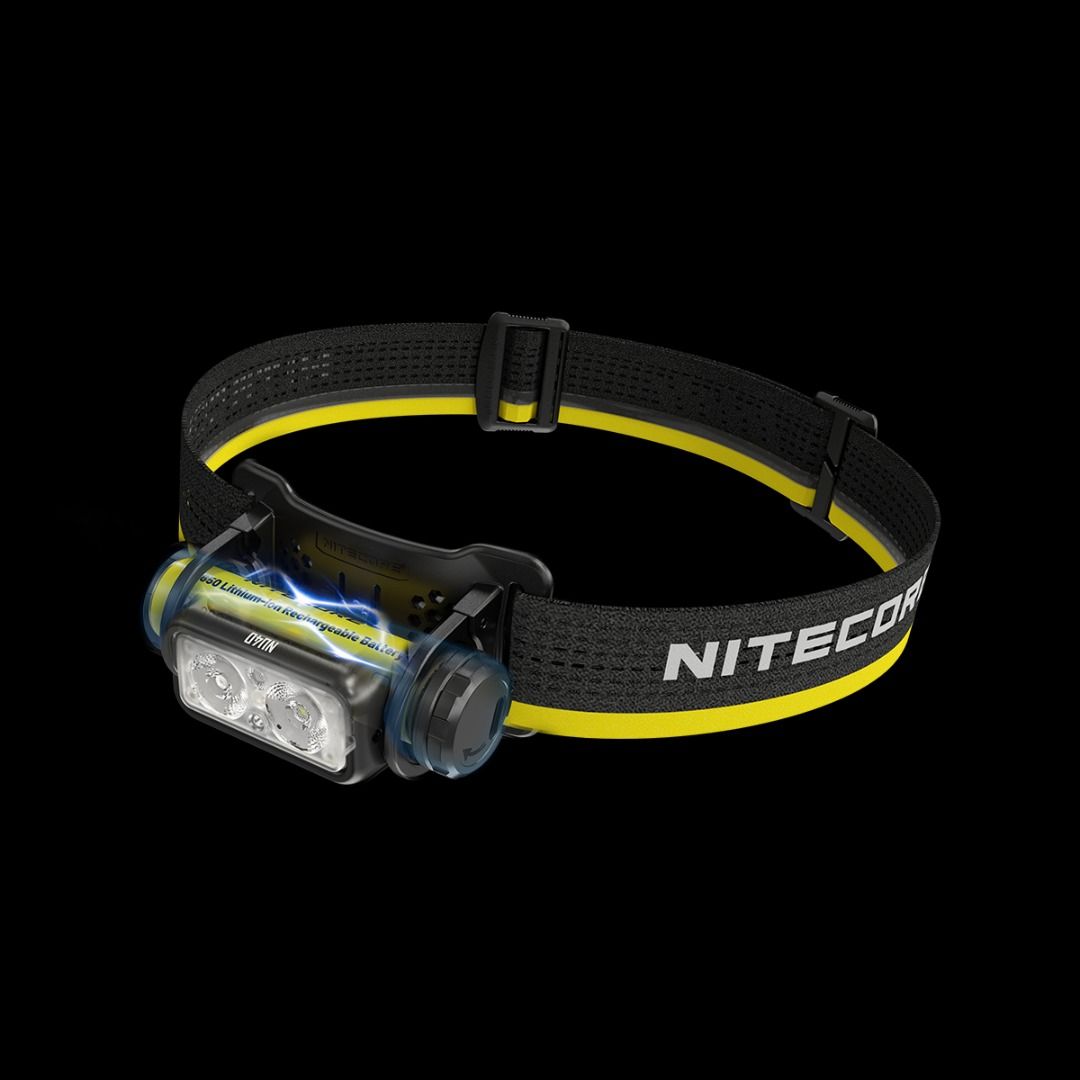 Nitecore NU40 1000L CW Spotlight + Floodlight Rechargeable Headlamp ...