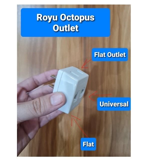 Octopus Outlet / Octopus Plug Universal Socket (3 Outlet) Royu on Carousell