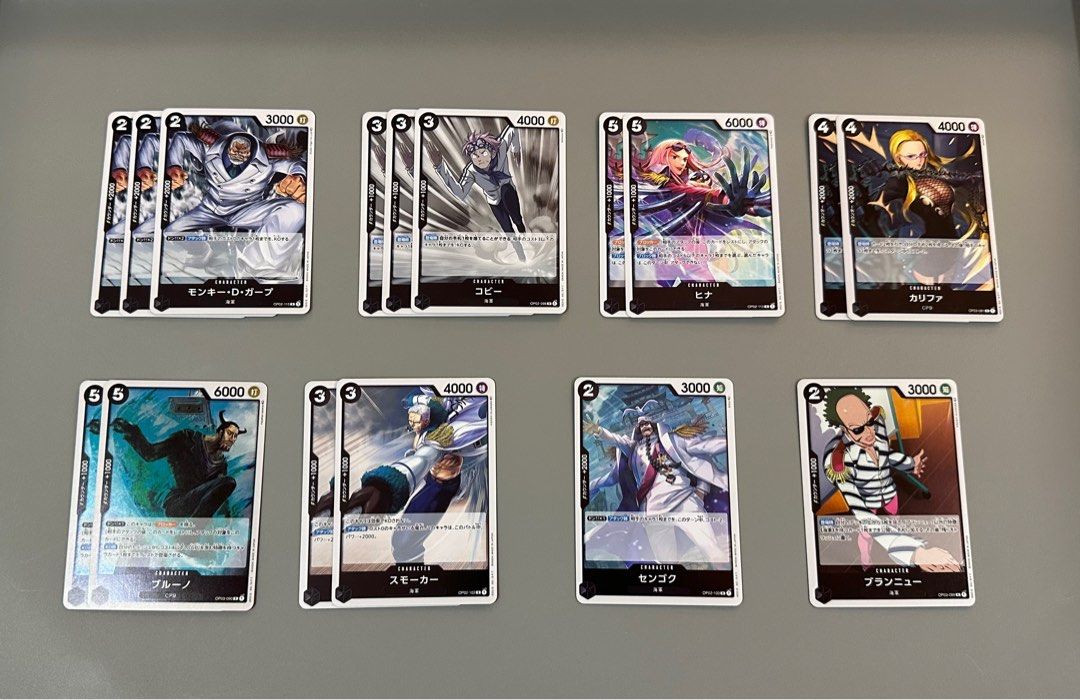 One piece Rare cards OPO1 OPO2 OPO3, Hobbies & Toys, Toys & Games on ...