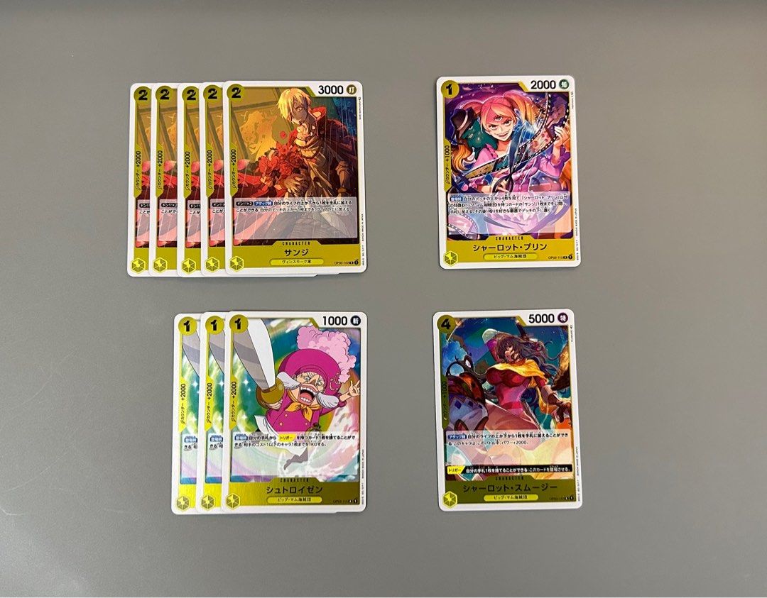 One piece Rare cards OPO1 OPO2 OPO3, Hobbies & Toys, Toys & Games on ...