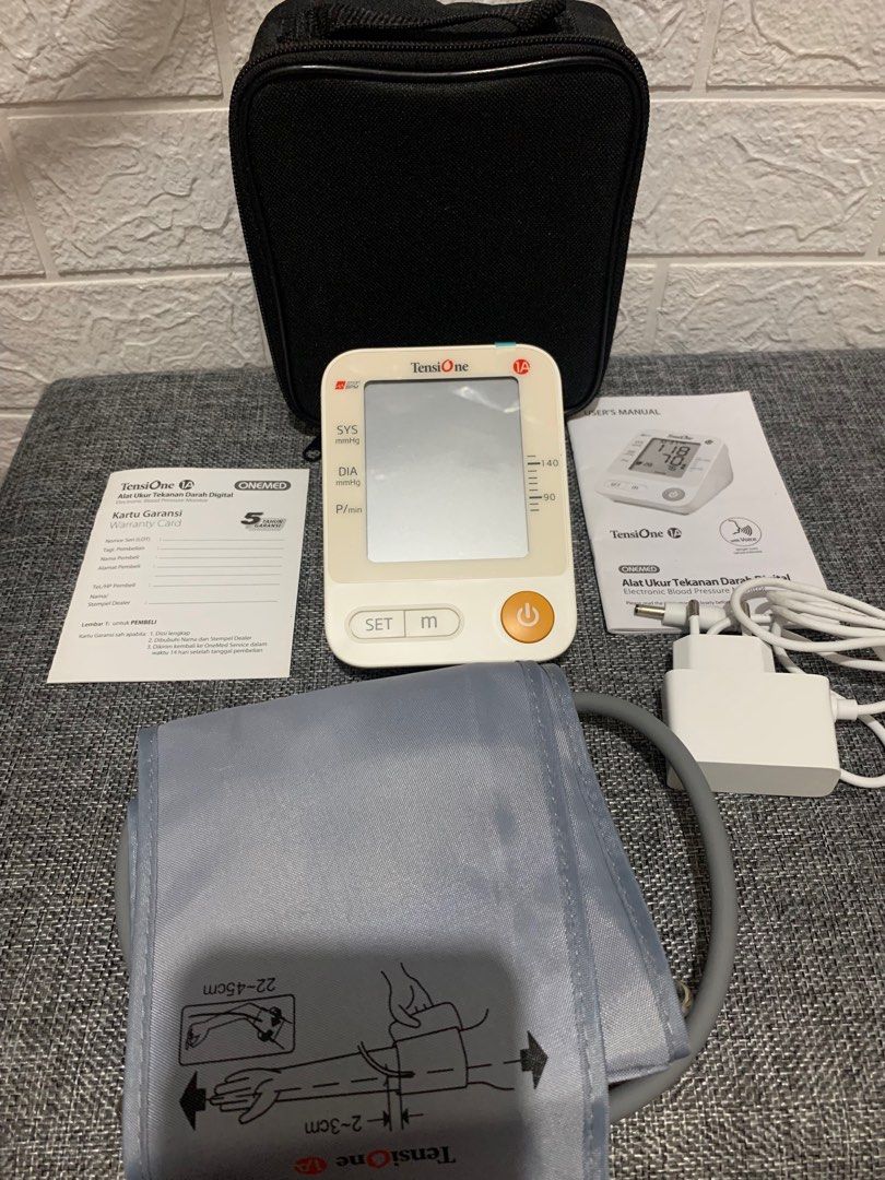Onemed Tensimeter Digital Tensione 1A + Voice Adaptor / Tekanan Darah ...