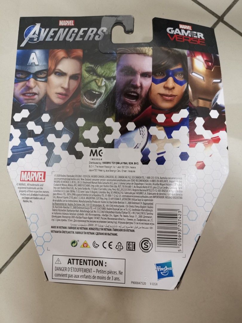 Original Hasbro Marvel Gamerverse 6-inch Ms. Marvel Action Figure Toy ...