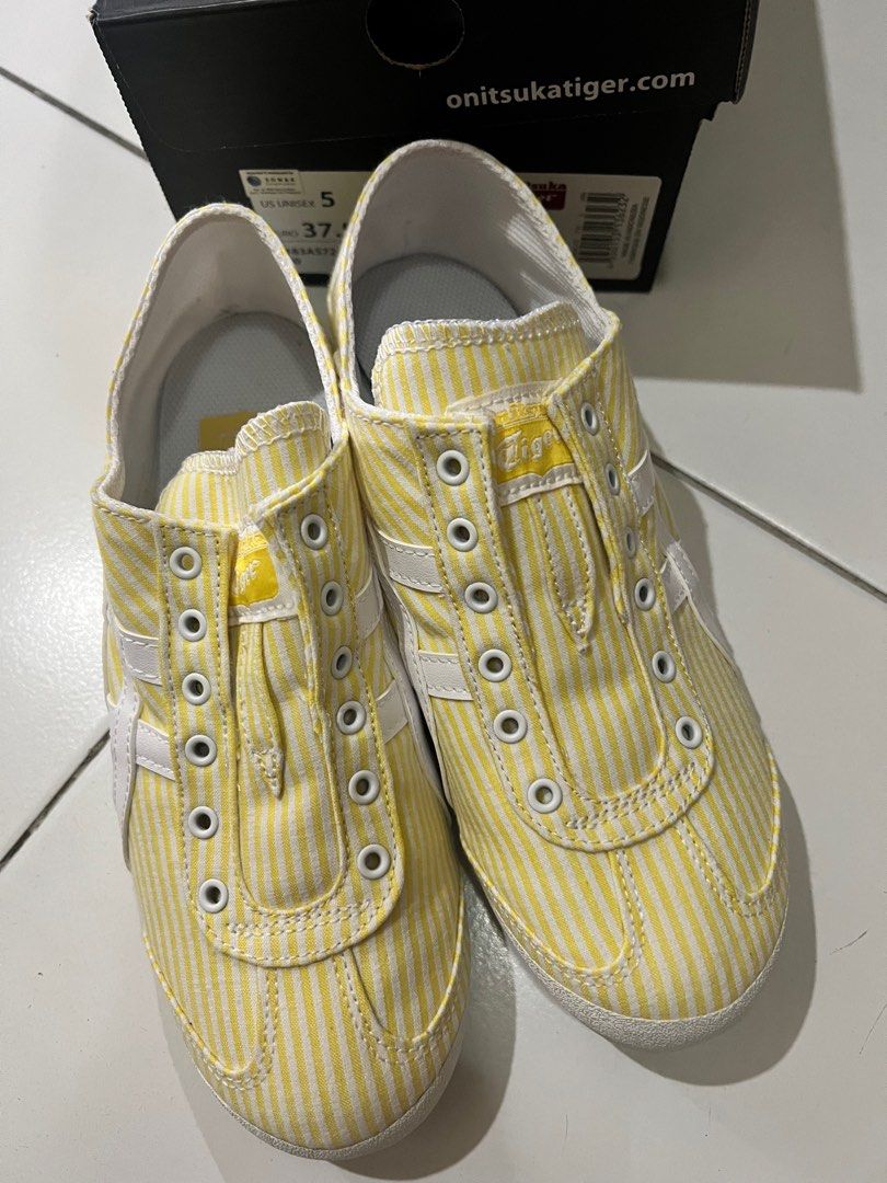 Original Onitsuka Tiger (yellow stripes), Women's Fashion, Footwear ...