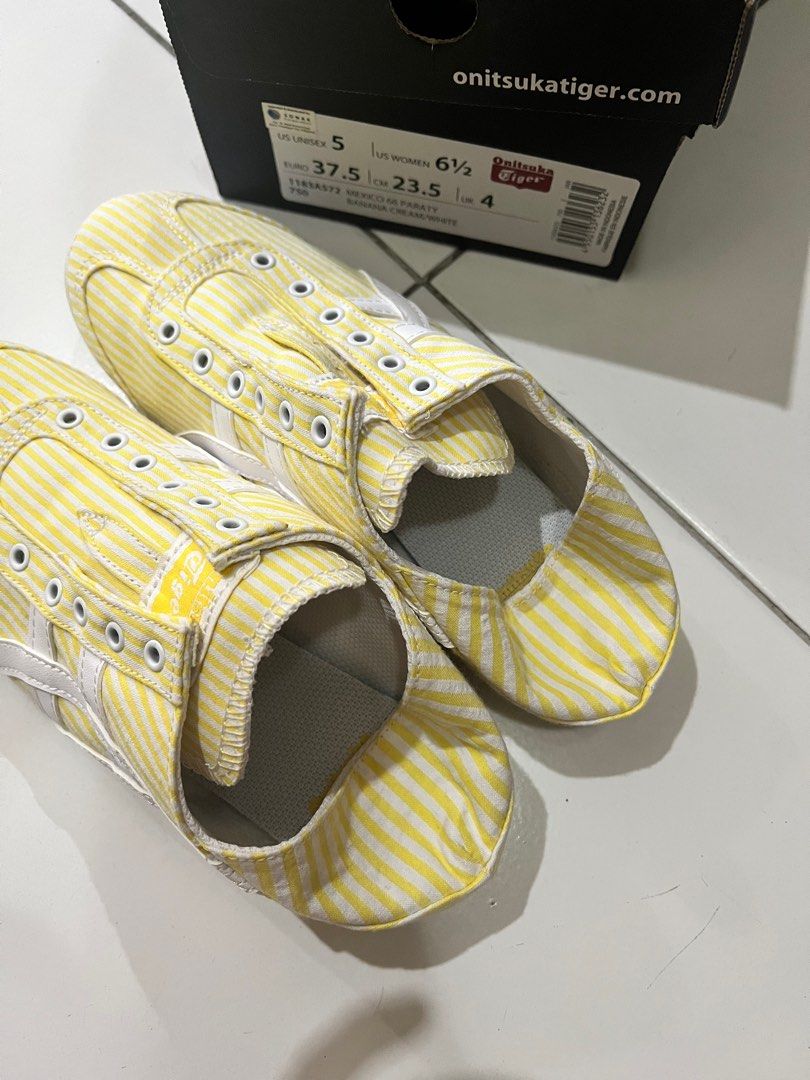 Original Onitsuka Tiger (yellow stripes), Women's Fashion, Footwear ...