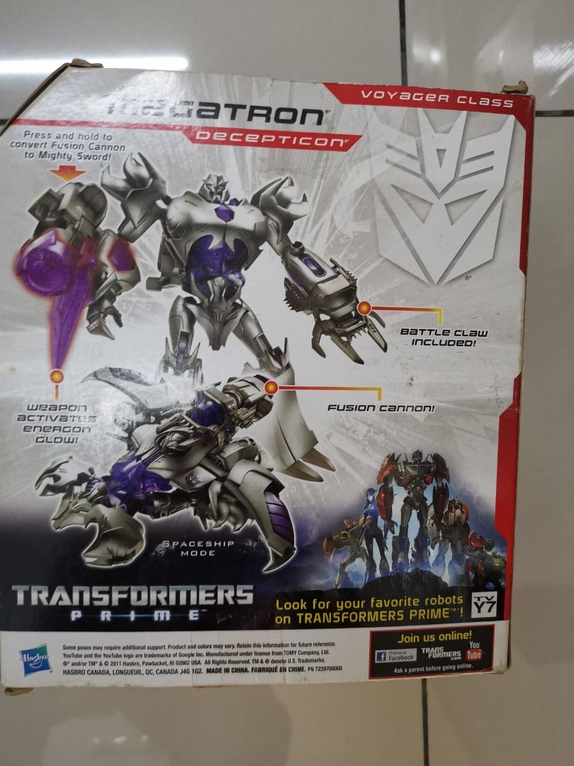 Original Transformers Prime: Megatron Robots in Disguise (RiD) Voyager ...