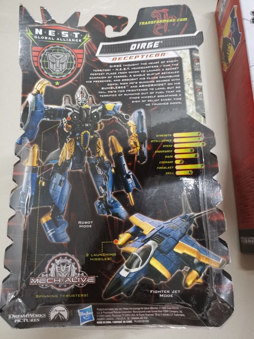 Original TRANSFORMERS ROTF NEST DIRGE DELUXE REVENGE OF THE FALLEN, Hobbies & Toys, Collectibles ...