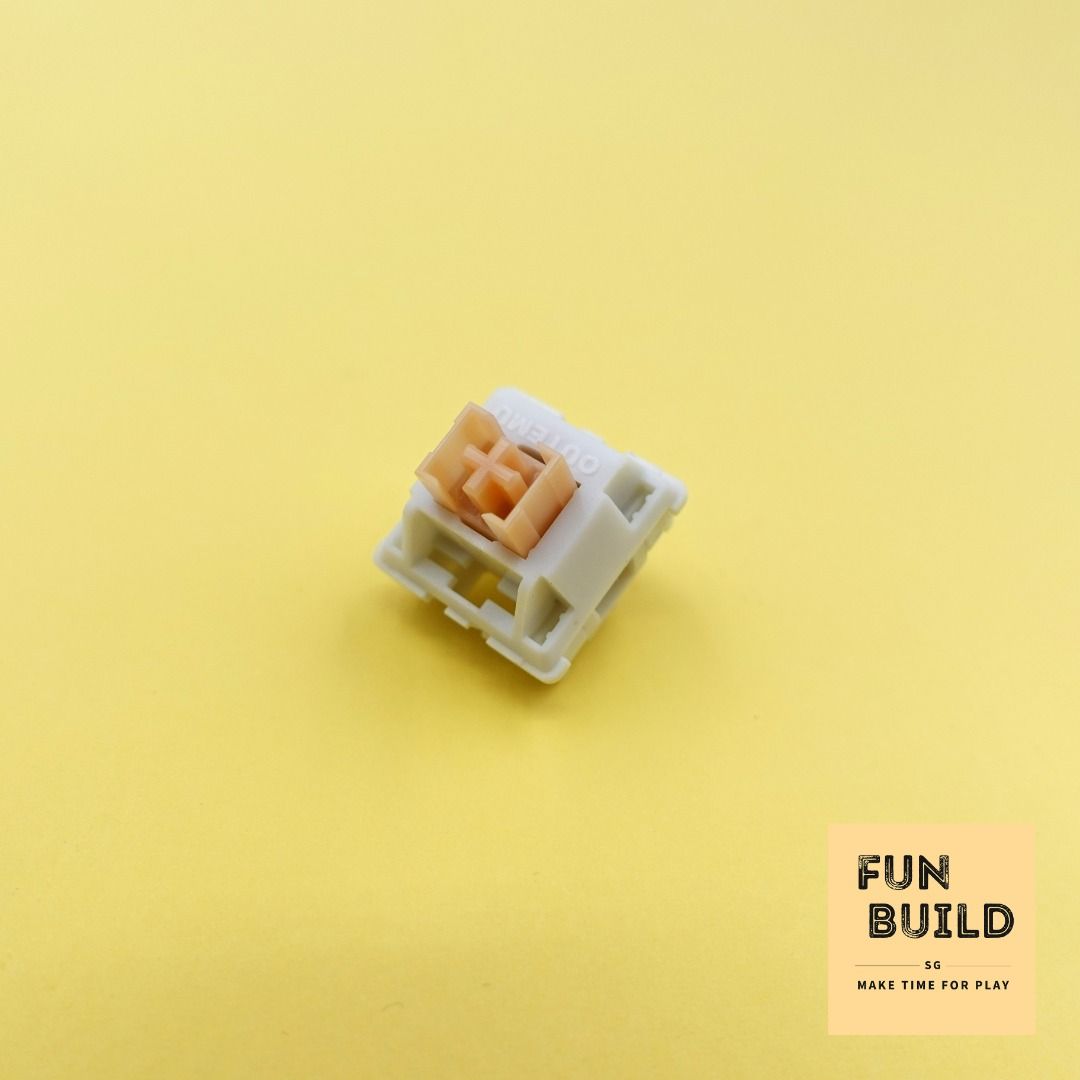 Outemu Cream Yellow PRO Silent Switches for Mechanical Keyboard ...