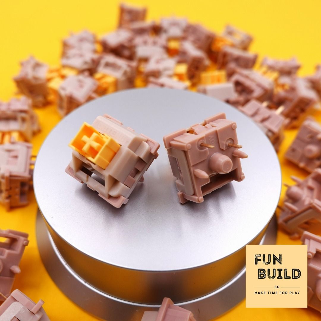 Outemu Peach V2 Silent Switches for Mechanical Keyboard, Computers ...