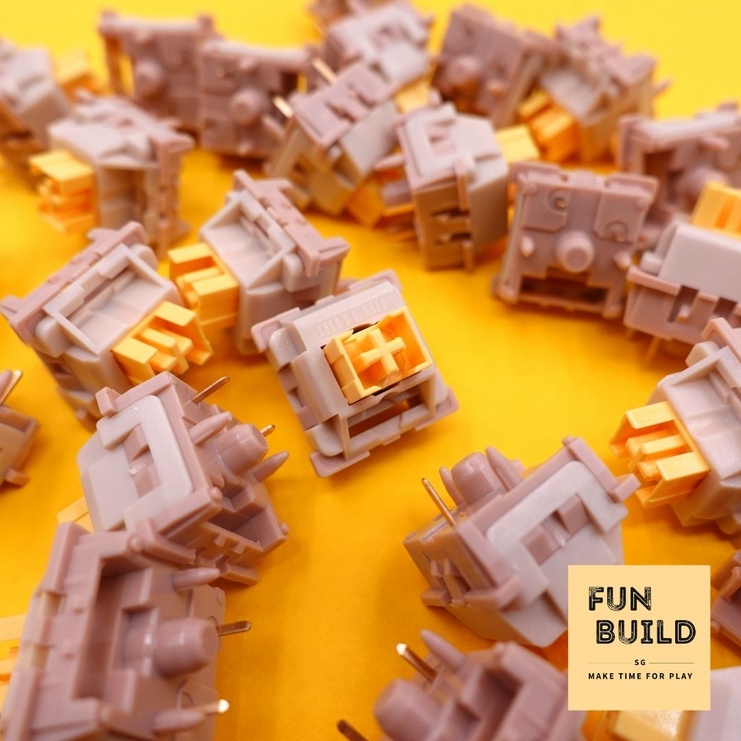 Outemu Peach V2 Silent Switches for Mechanical Keyboard, Computers ...