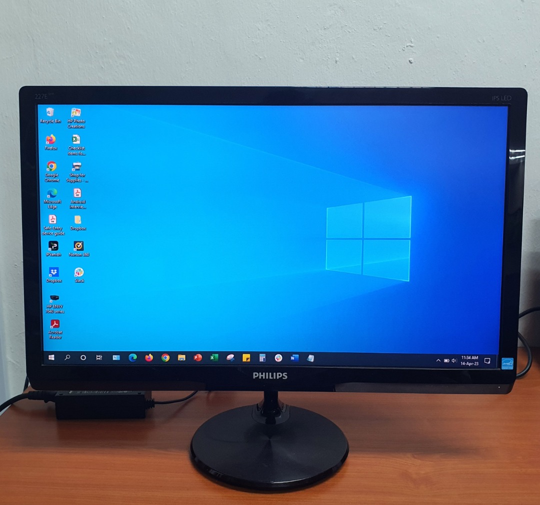 Philips Monitor 227E 22 inch LED Display t2, Computers & Tech, Parts ...