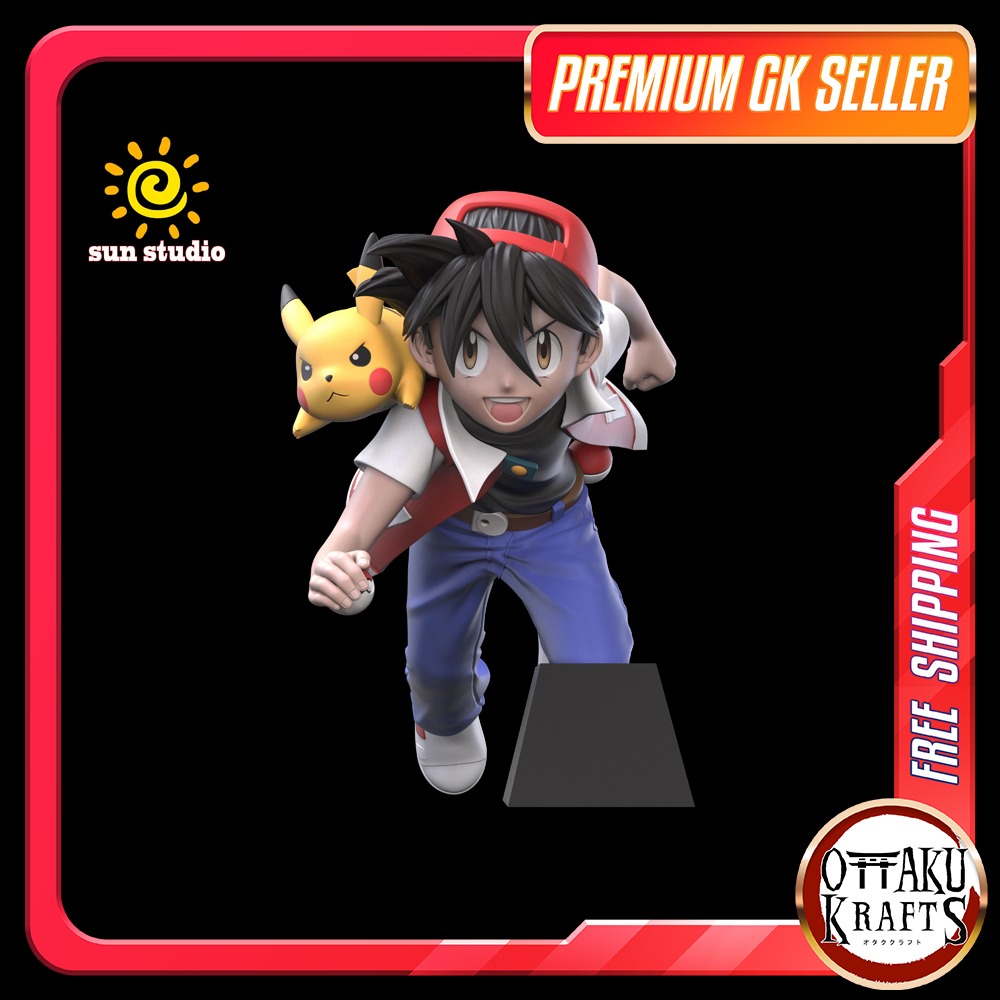 【PO】Ash Ketchum X Poliwhirl X Pikachu X Bulbasaur | Sun Studio ...