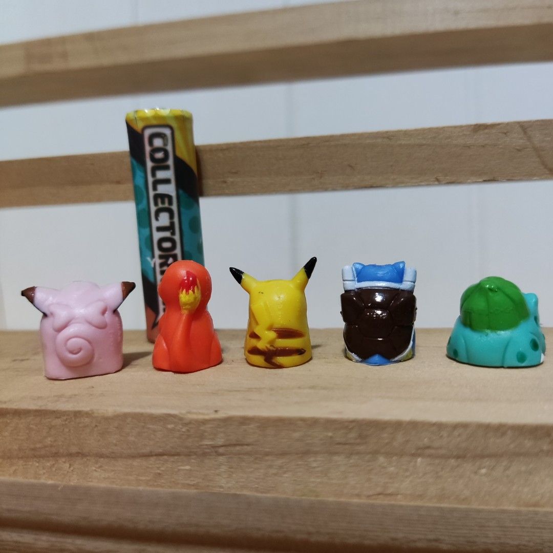 Pokemon Monopoly Tokens Pikachu Bulbasaur Charmander Blastoise Clefairy ...