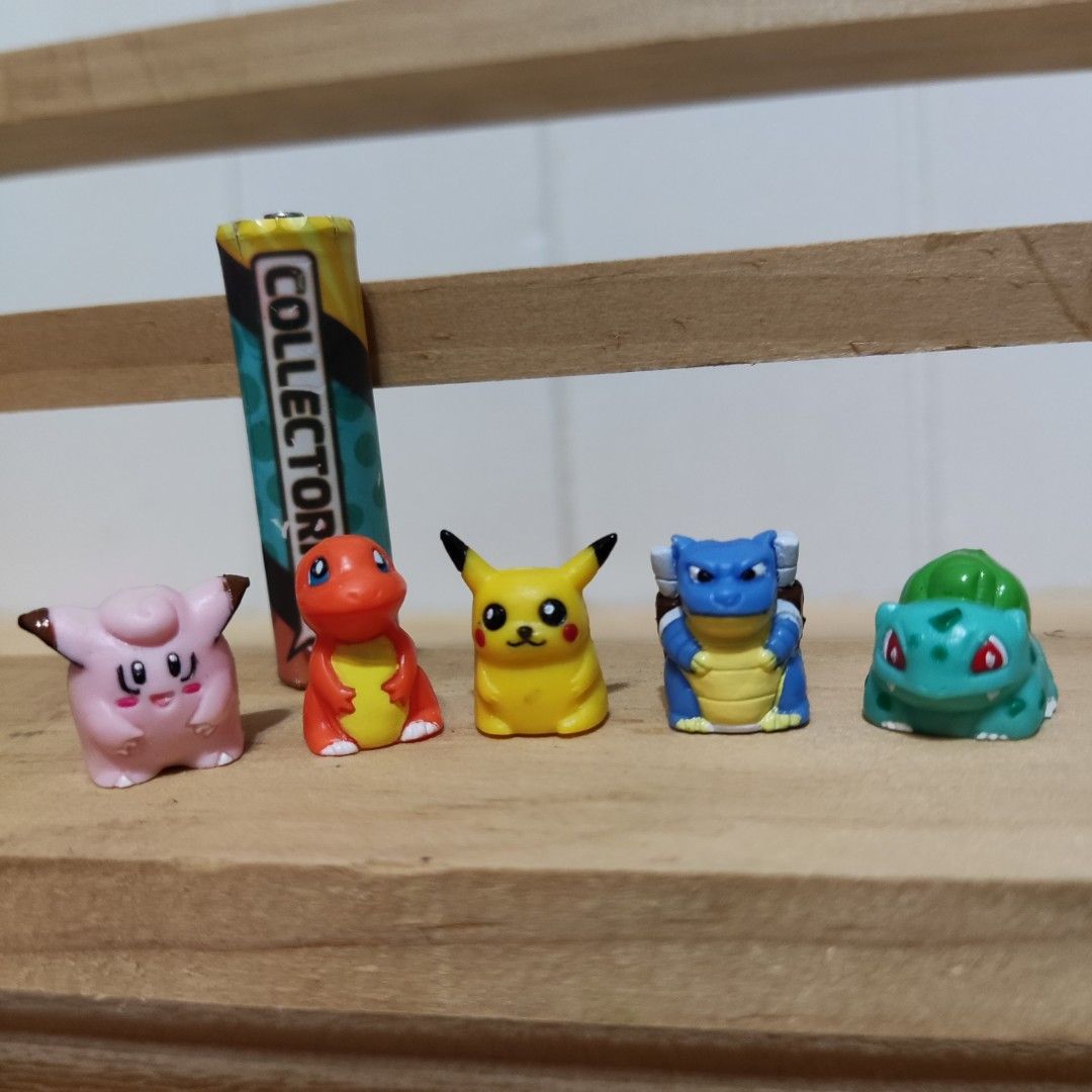 Pokemon Monopoly Tokens Pikachu Bulbasaur Charmander Blastoise Clefairy ...