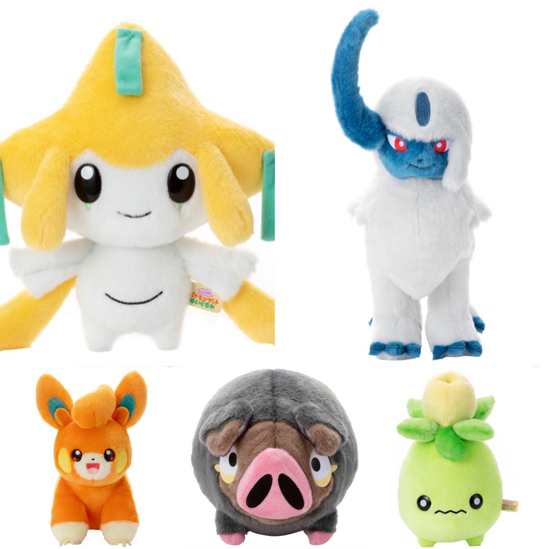 Pokemon Plush-Basic Jirachi/Absol/Pawmi/Lechonk/Smoliv, 興趣及遊戲, 玩具 & 遊戲類 ...