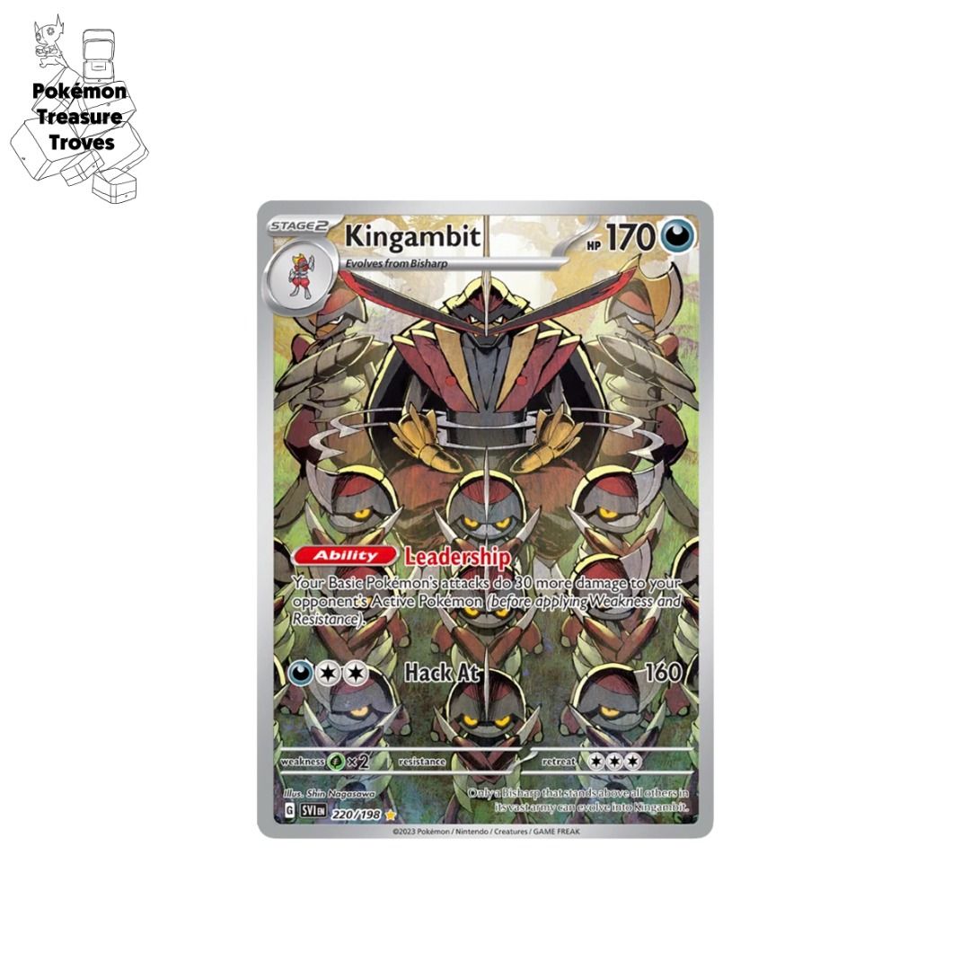 Pokemon Scarlet & Violet Kingambit Card, Hobbies & Toys, Toys & Games ...