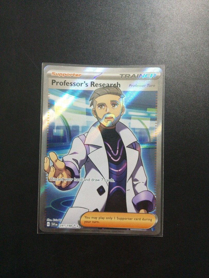 Pokemon TCG Professor's Research Full Art Trainer Ultra Rare - SV01 ...