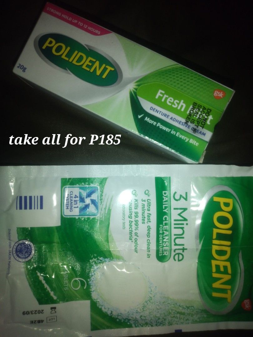 Polident for Pustiso, Health & Nutrition, Braces, Support & Protection ...
