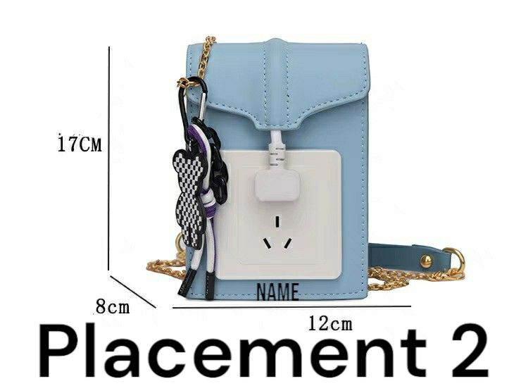 Preorder: Handsewn Cute Socket Plug Crossbody Bag with Chain Strap ...