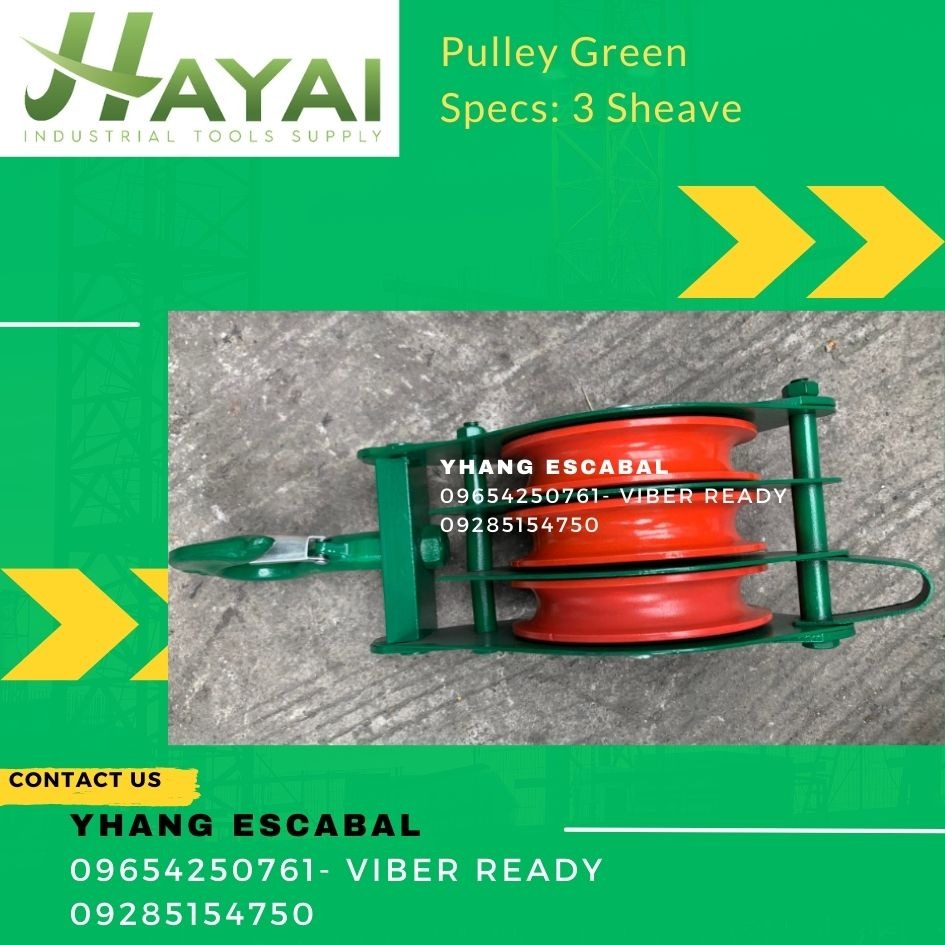 Pulley Green, Commercial & Industrial, Industrial Equipment on Carousell