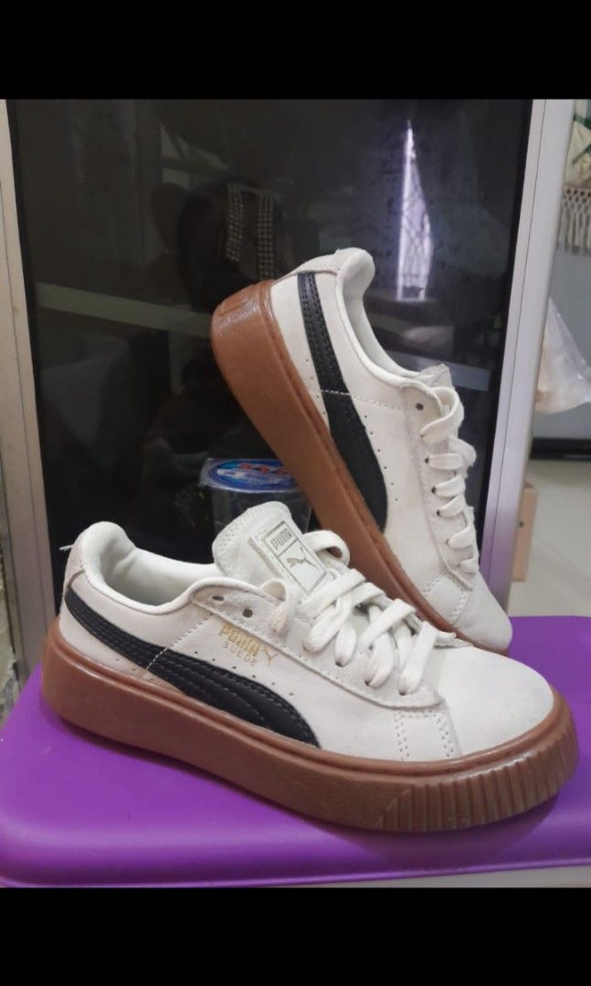 Puma suede classic platform on Carousell