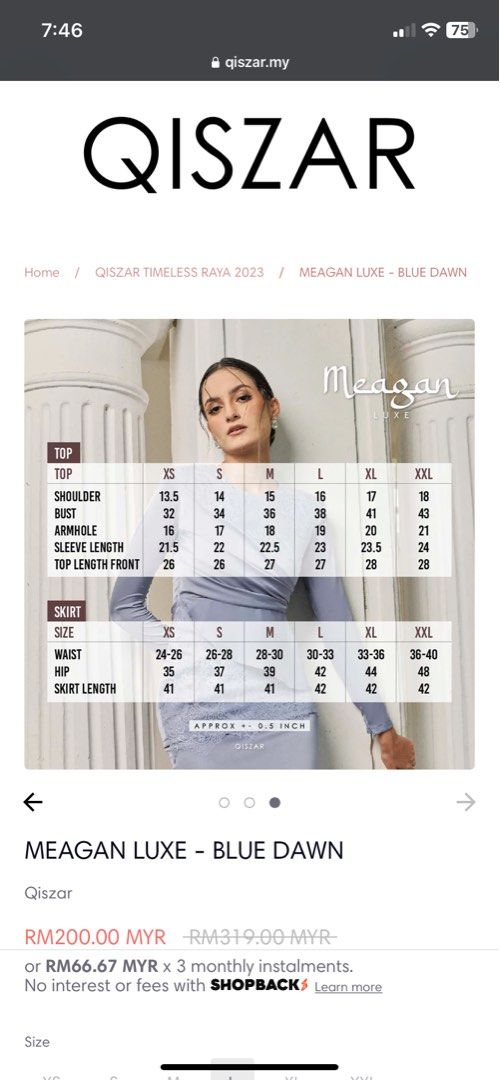 Qiszar Meagan Deluxe, Women's Fashion, Muslimah Fashion, Baju Kurung ...