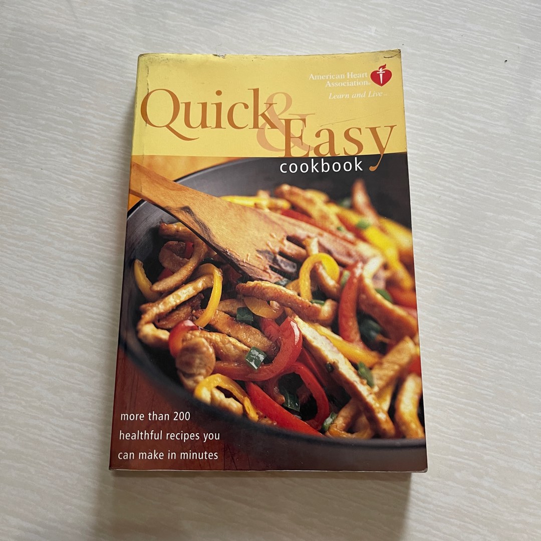 Quick & easy cookbook recipe book on Carousell