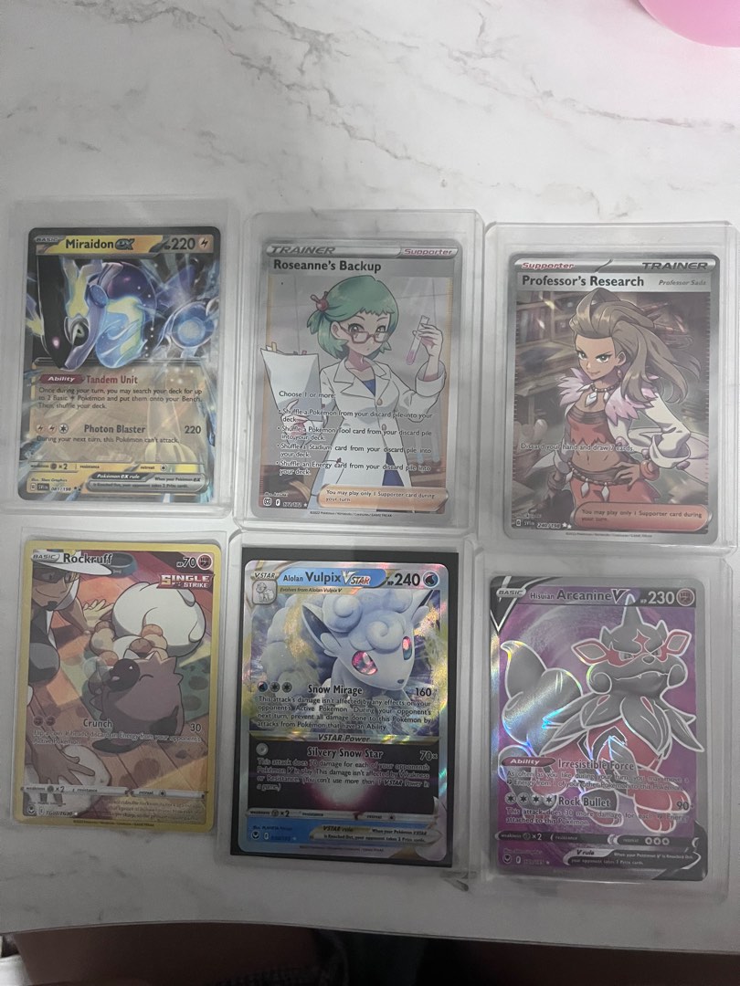 Rare (cheap) Pokemon Cards - Miraidon ex, Arcanine V, Rosanne Backup ...