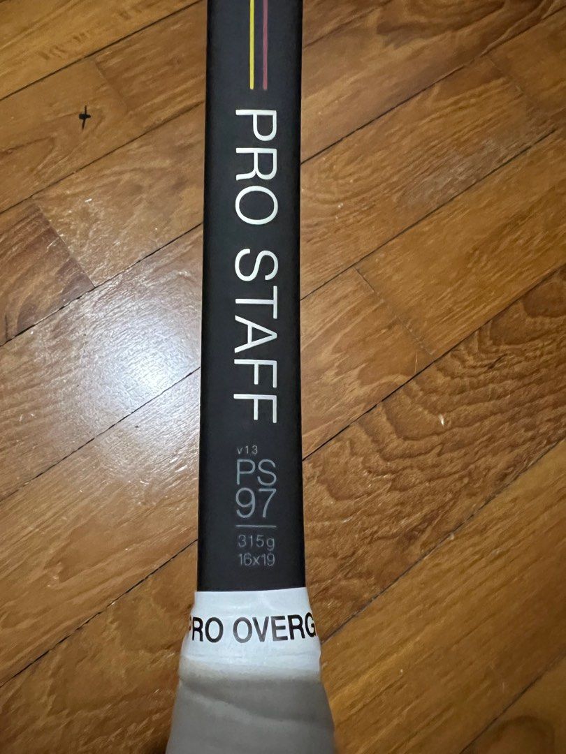 Rare L4 - Wilson Pro Staff PS97 V13 , Sports Equipment, Sports & Games, Racket & Ball Sports on ...