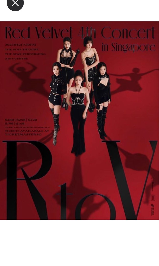 Red Velvet R to V Concert Cat 1 Ticket, Tickets & Vouchers, Event ...