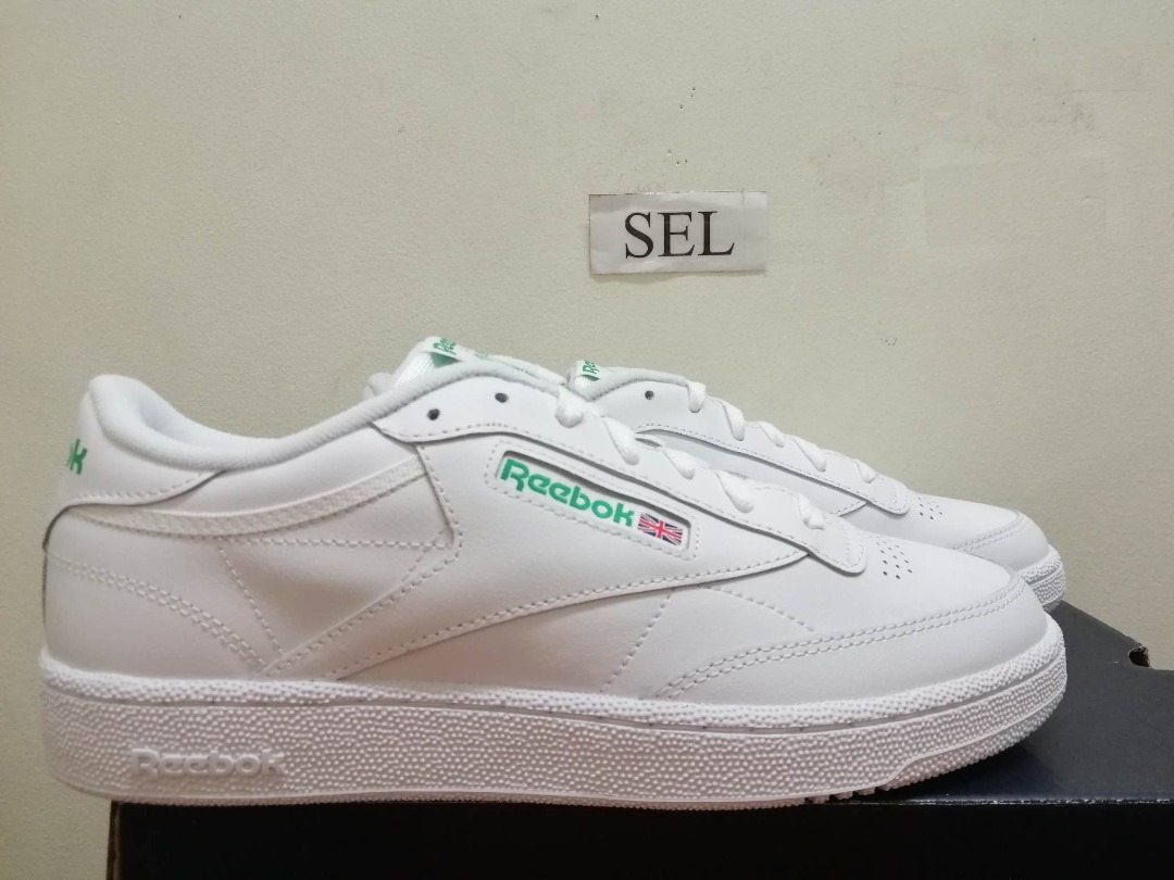 REEBOK CLUB C 85 CLASSIC(WHITE/ GREEN), Men's Fashion, Footwear ...