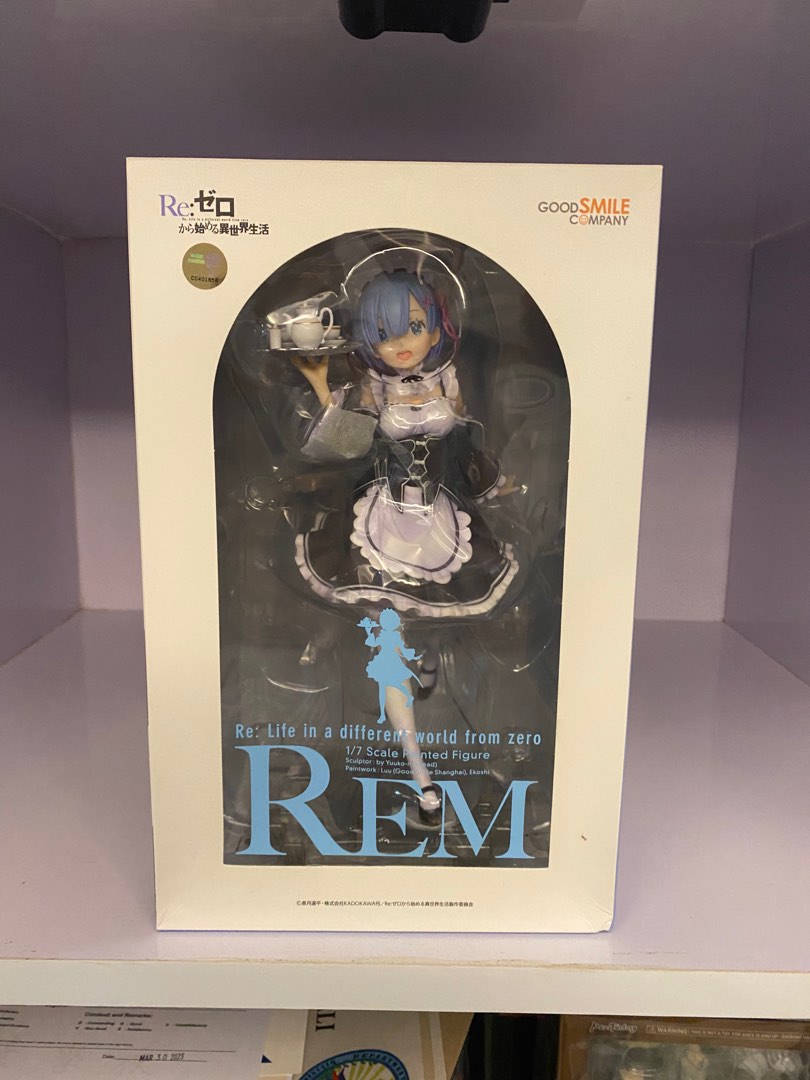 Rem 1/7 figure (Re zero) on Carousell