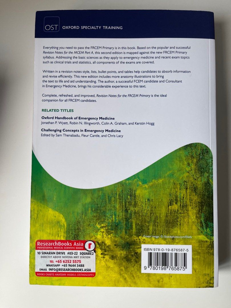 Revision notes for the FRCEM primary, 2nd edition, Hobbies & Toys ...