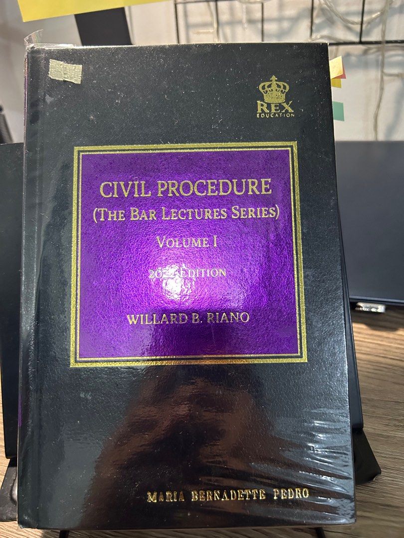 Riano Civil Procedure 2022 Edition, Hobbies & Toys, Books & Magazines, Textbooks on Carousell