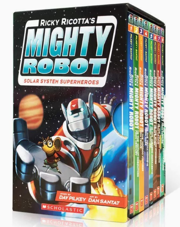 Ricky Ricotta's Mighty Robot (8 Books) Original, Hobbies & Toys, Books ...