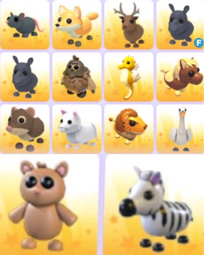 Roblox Adopt Me - Rare Pets, Video Gaming, Gaming Accessories, In-Game ...