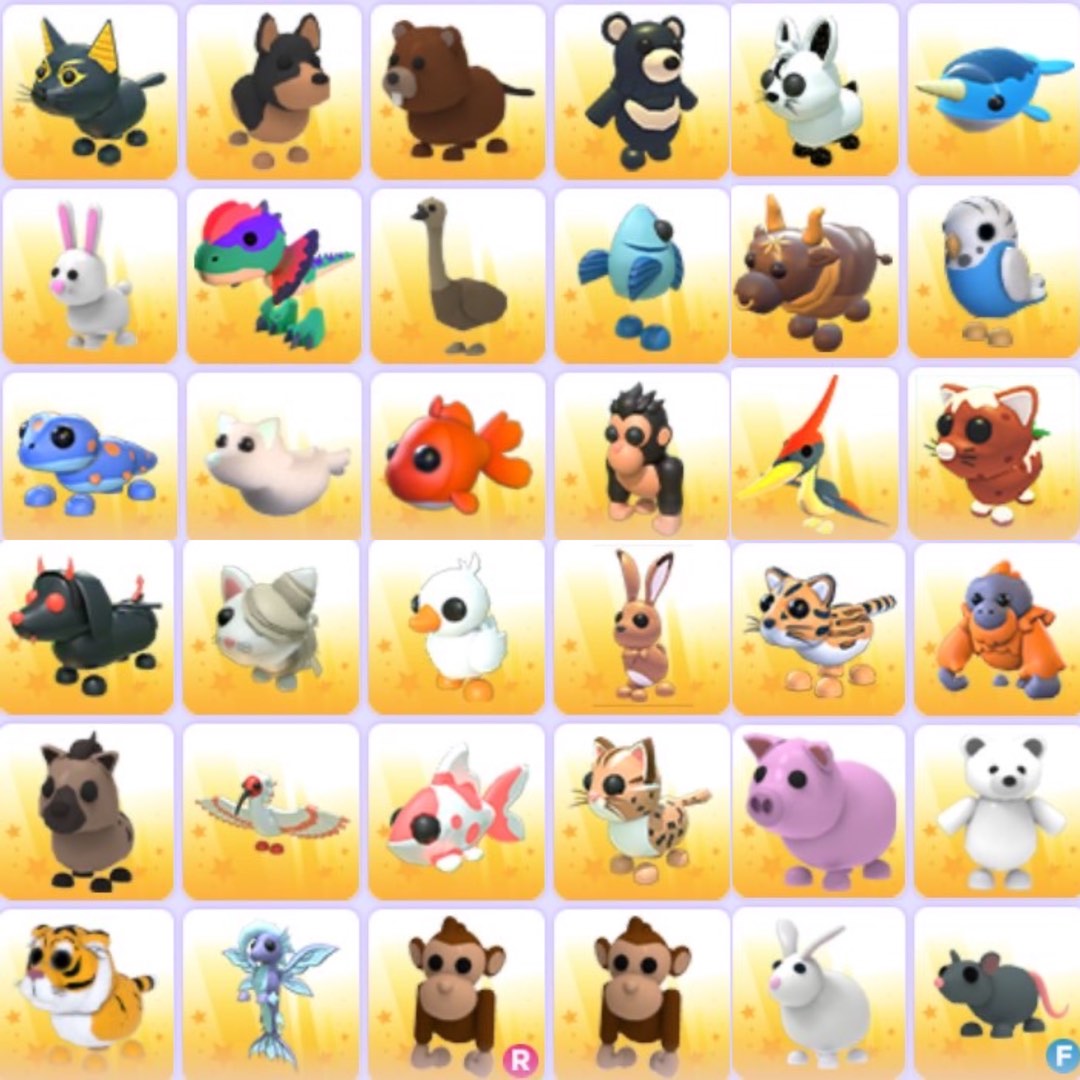 Roblox Adopt Me - Rare Pets, Video Gaming, Gaming Accessories, In-Game ...