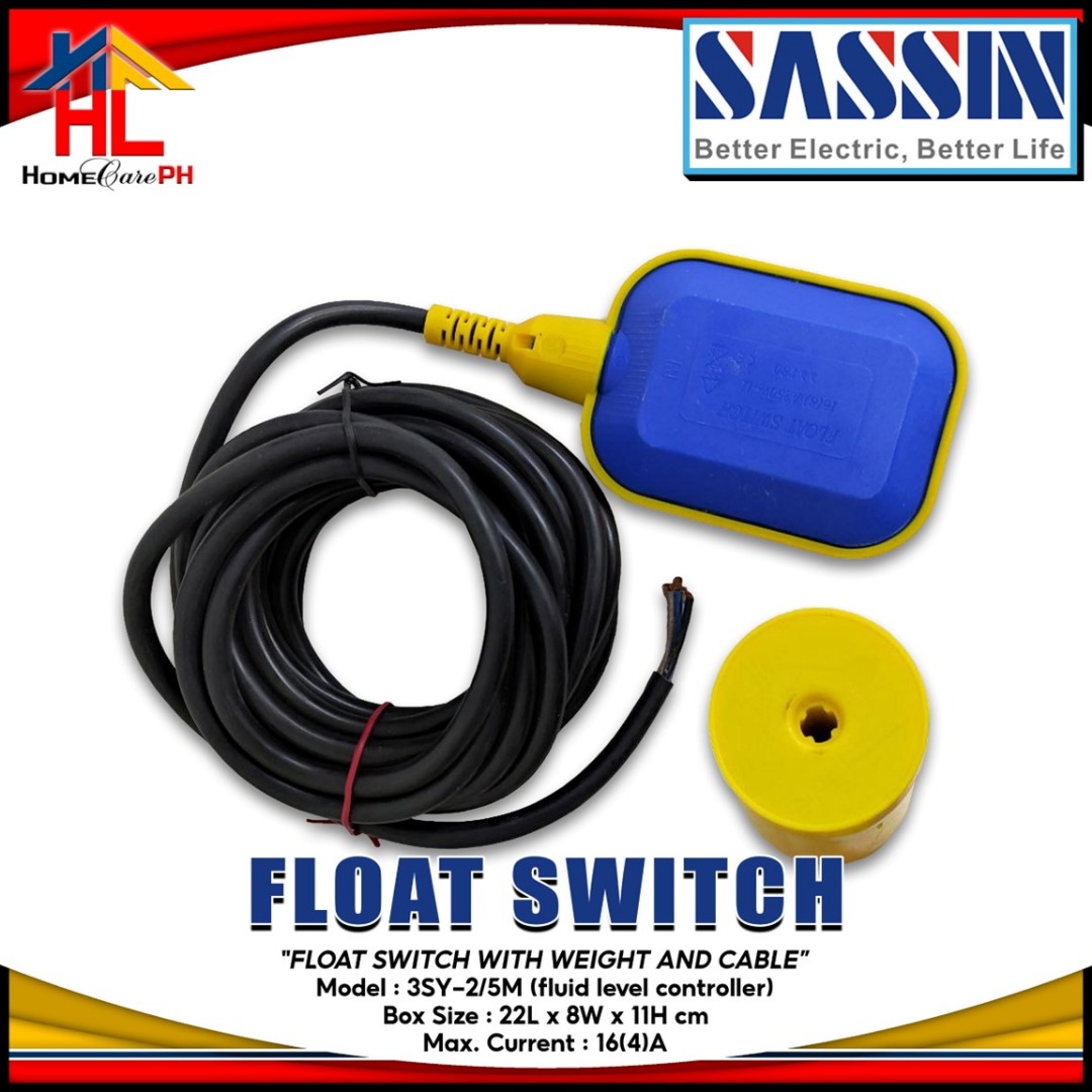 Sassin Float Switch (3SY-2 5M) /(3SY-3 2M), Commercial & Industrial ...