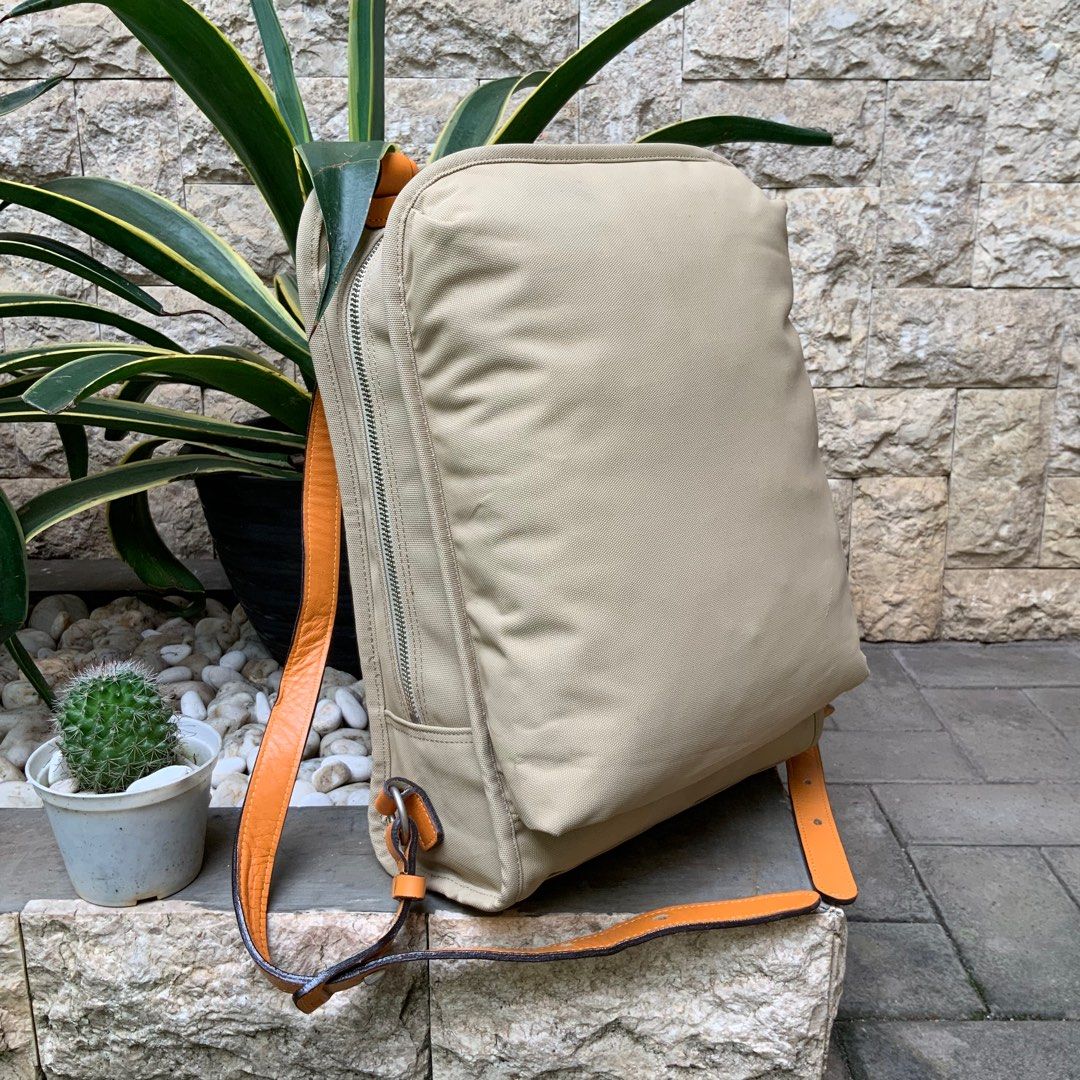 SAZABY MADE IN JAPAN NYLON MIX LEATHER BACKPACK NOT PORTER, Fesyen Pria ...