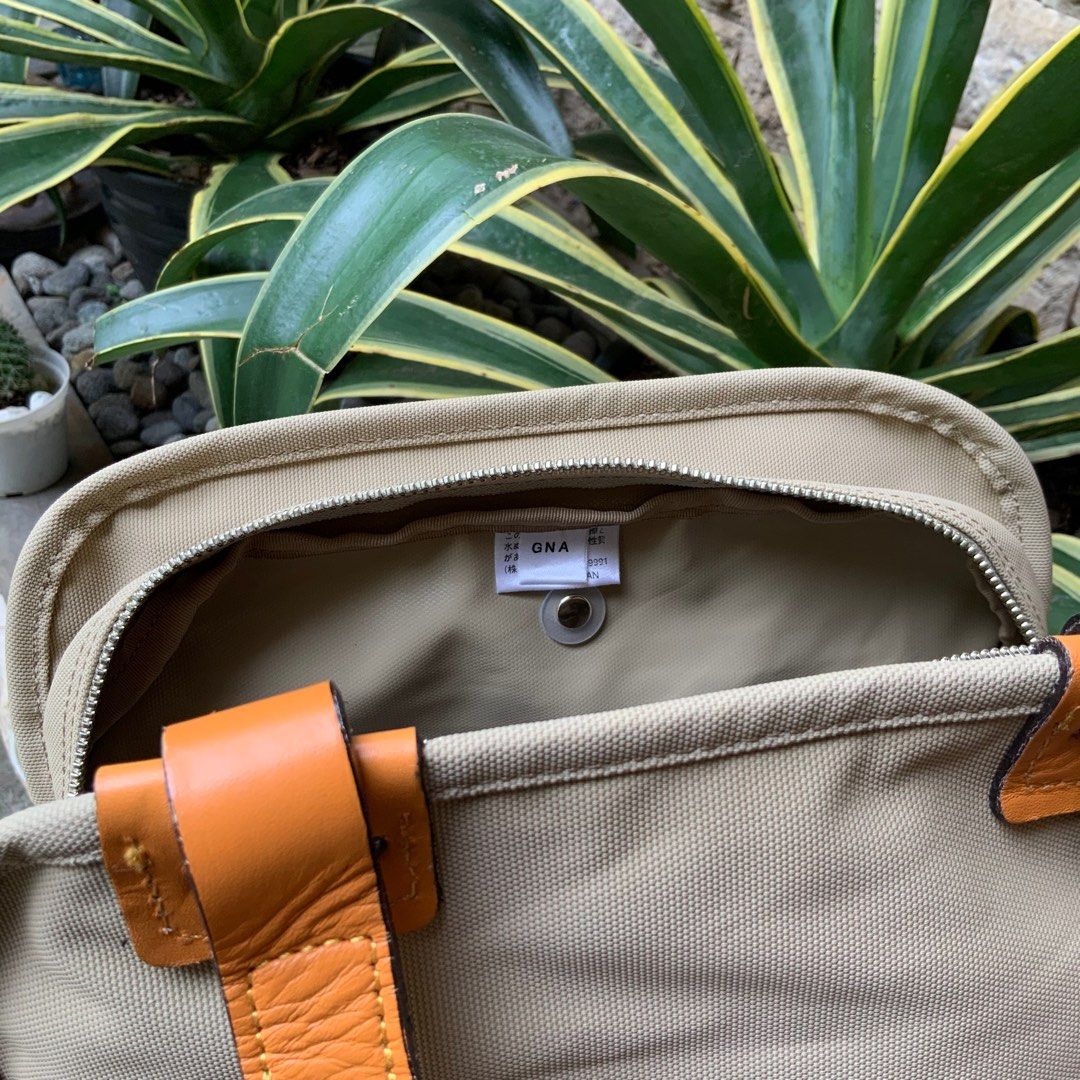 SAZABY MADE IN JAPAN NYLON MIX LEATHER BACKPACK NOT PORTER, Fesyen Pria ...
