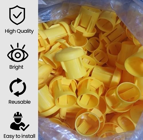 SCAFFOLDING PIPE COVER CAP/ REBAR SAFETY CAP/ PIPE CAP/N MARKING CAP ...