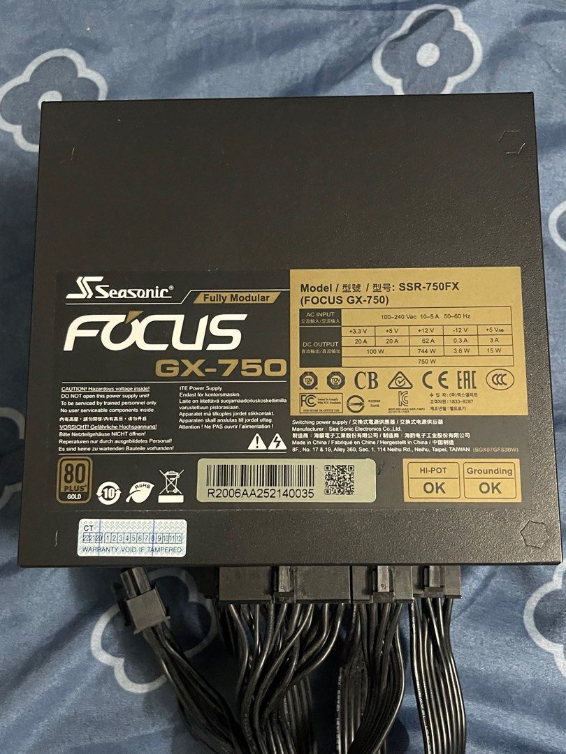 Seasonic Focus 750w, Computers & Tech, Parts & Accessories, Computer ...