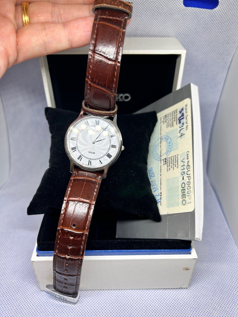 Seiko Watch japan movement solar, Luxury, Watches on Carousell