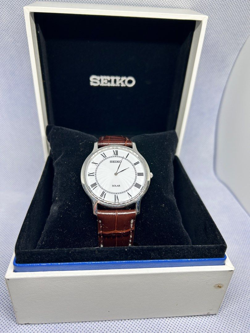 Seiko Watch japan movement solar, Luxury, Watches on Carousell