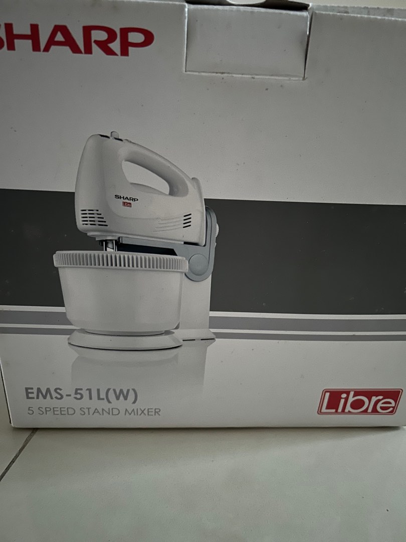 Sharp 5 Speed Stand Mixer, TV & Home Appliances, Kitchen Appliances ...