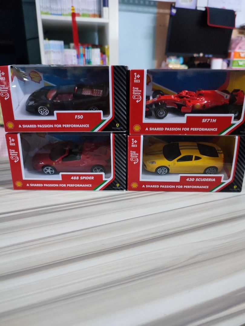 Shell ferrari car, Hobbies & Toys, Toys & Games on Carousell