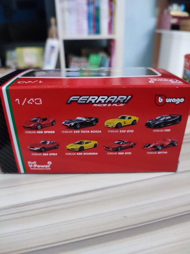 Shell ferrari car, Hobbies & Toys, Toys & Games on Carousell
