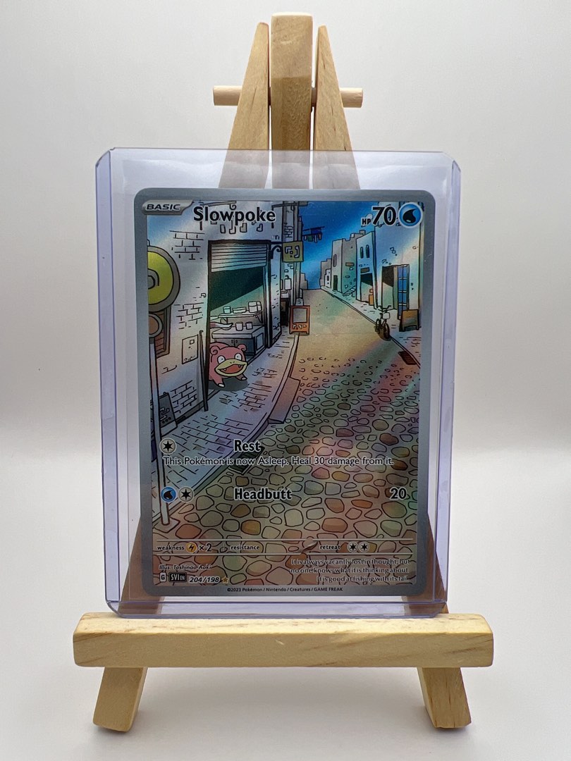 Slowpoke (Illustration Rare) Pokemon Scarlet Violet (EN) 204/198 ...