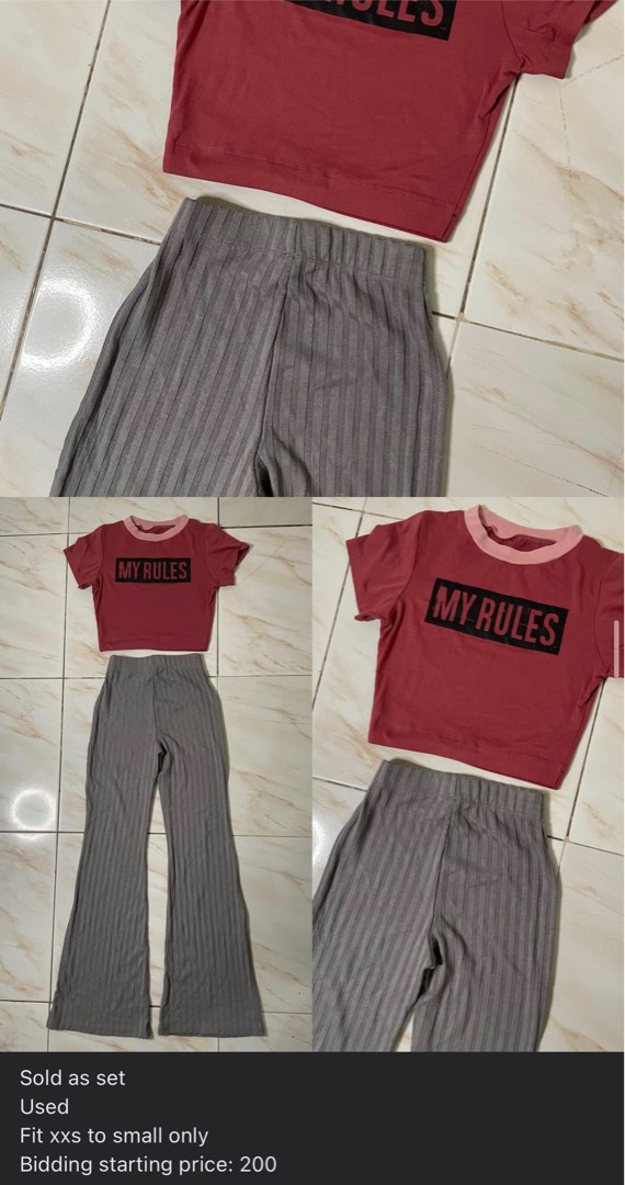 Sold as set pants, Women's Fashion, Dresses & Sets, Sets or Coordinates ...