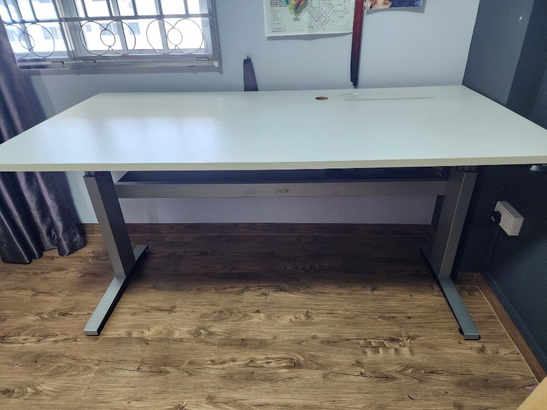 Solid Steelcase Automated table, Furniture & Home Living, Furniture ...