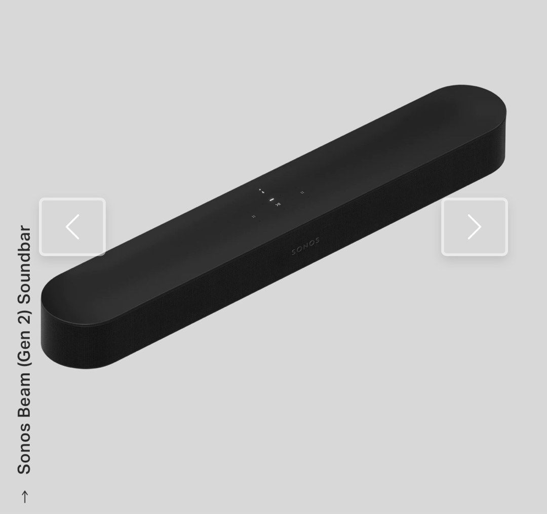 Sonos Beam Gen 2 Black, Audio, Soundbars, Speakers & Amplifiers on ...
